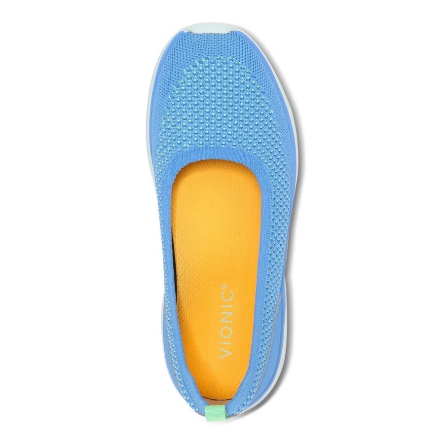 Vionic Kallie スリップオントレーナー Azure [VIONICJP150] : Vionic shoes japanのフットウェア , Vionic 靴 は、あらゆる機会に対応 ...